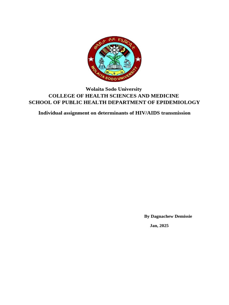 Introduction To Public Healtjh Assignment | PDF | Hiv/Aids | Safe Sex