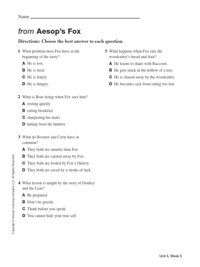 Unit 5 Week 5 Quiz (Print) | PDF