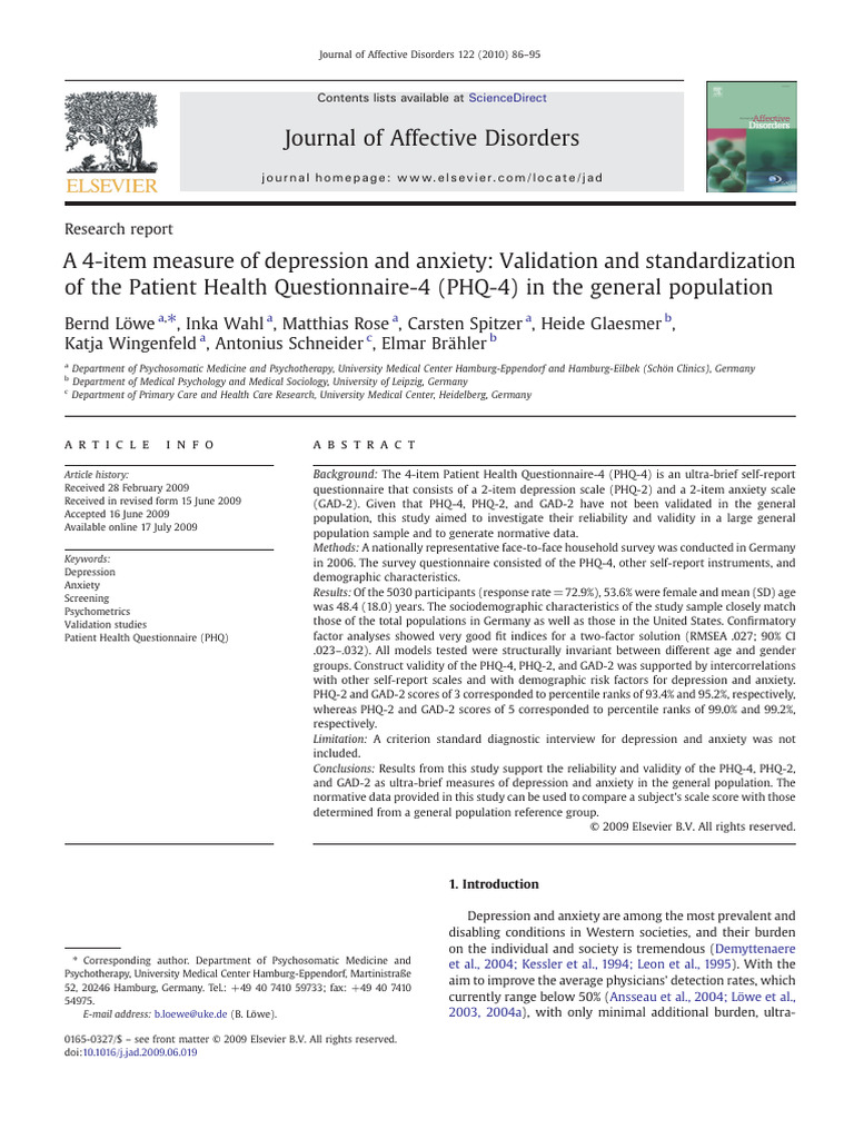 Lowe et al. (2010) | PDF | Behavioural Sciences
