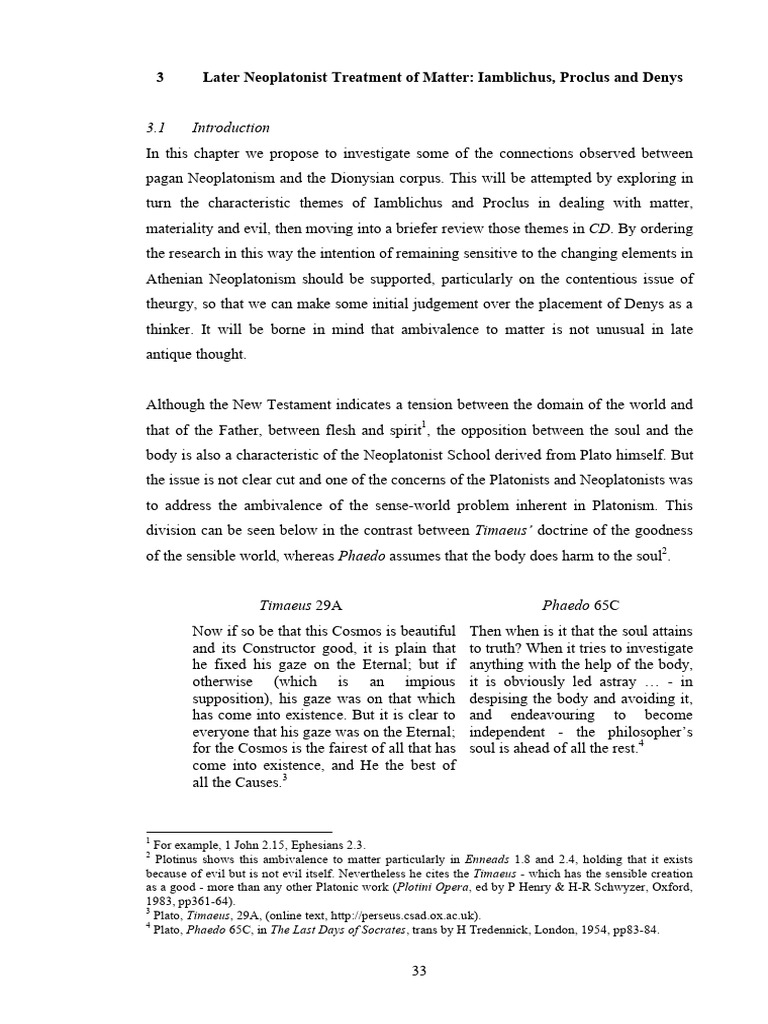 Iamblichus Proclus Deny | PDF | Neoplatonism | Platonism