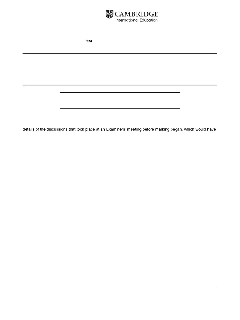 Cambridge IGCSE ™: Combined Science 0653/41 | PDF | Liquids | Question