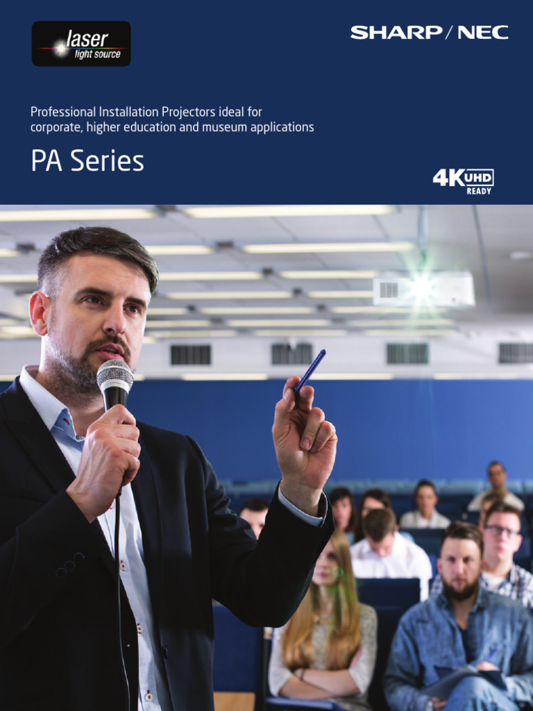 NEC PA653UL Projector Features Overview | PDF | Display Resolution | Video