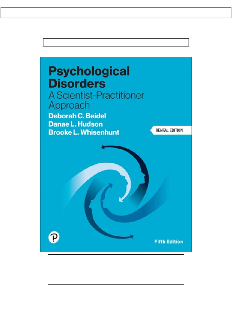Test Bank For Psychological Disorders 5th Edition by Beidel | PDF ...