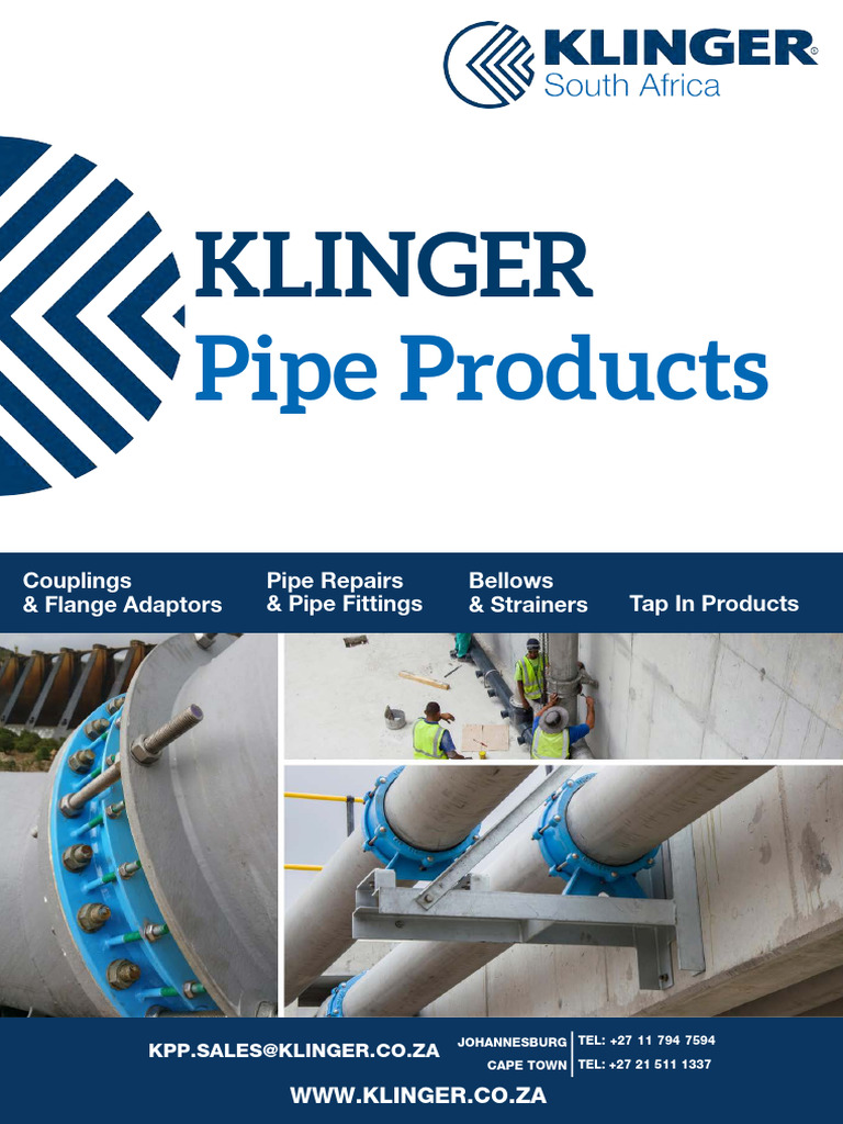KLINGER Pipe Products Overview | PDF | Pipe (Fluid Conveyance ...