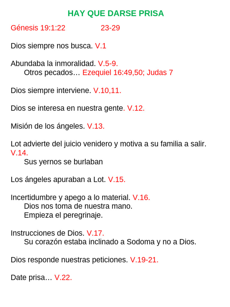 HAY QUE DARSE PRISA | PDF