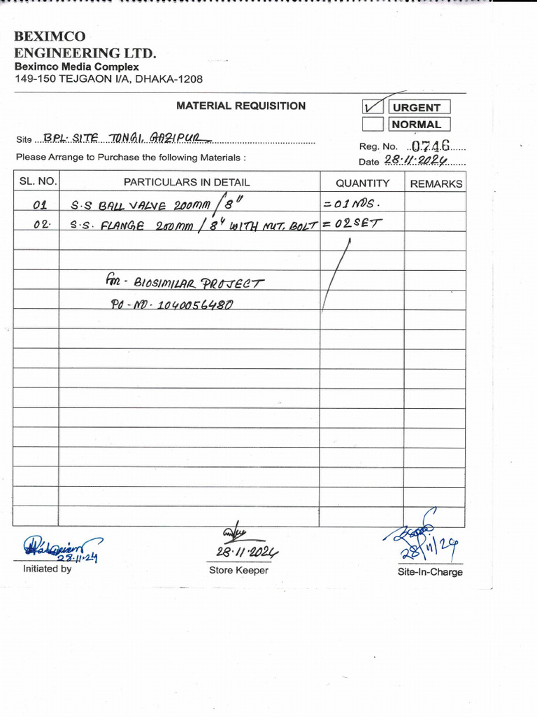 Req - Biosimilar-28-11-2024 | PDF