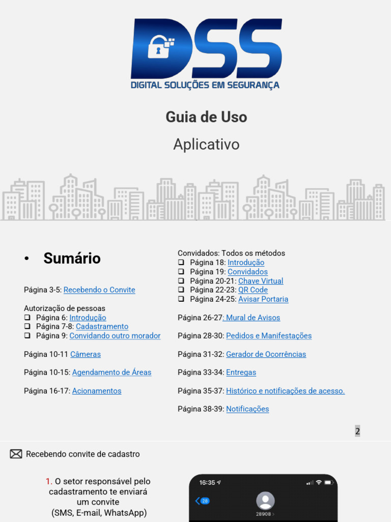 Guia de Uso - Aplicativo DSS 2023 - Cópia | PDF | Código QR