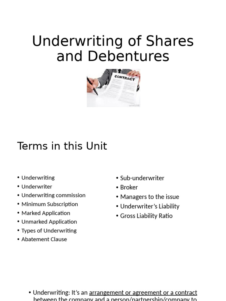 Minimum Subscription and Application Types | PDF | Underwriting | Investing