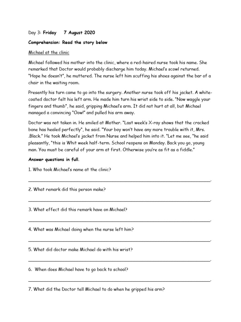 Day 3 English Standard 4 | PDF