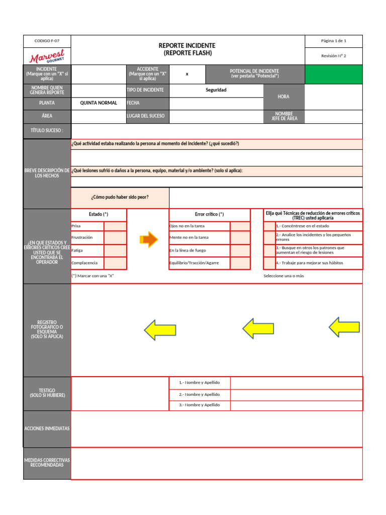 Informe Flash Accidente | PDF