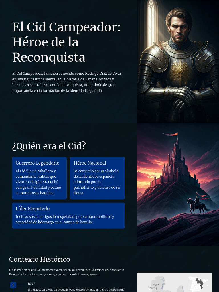 El Cid Campeador: Héroe de la Reconquista | PDF