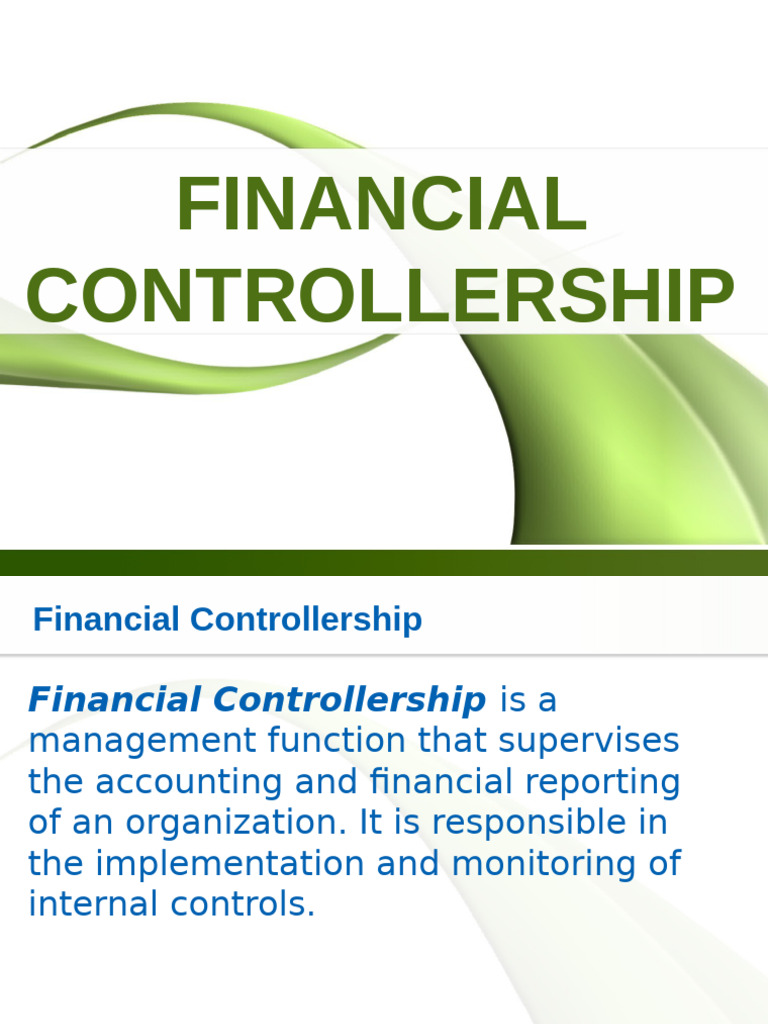 Financial Controllership and Risk Management | PDF | Internal Control ...