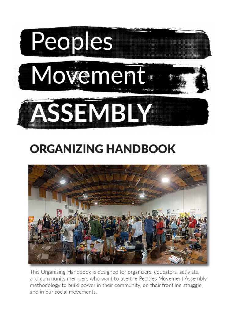 Peoples Movement Assembly Handbook | PDF | Zapatista Army Of National ...