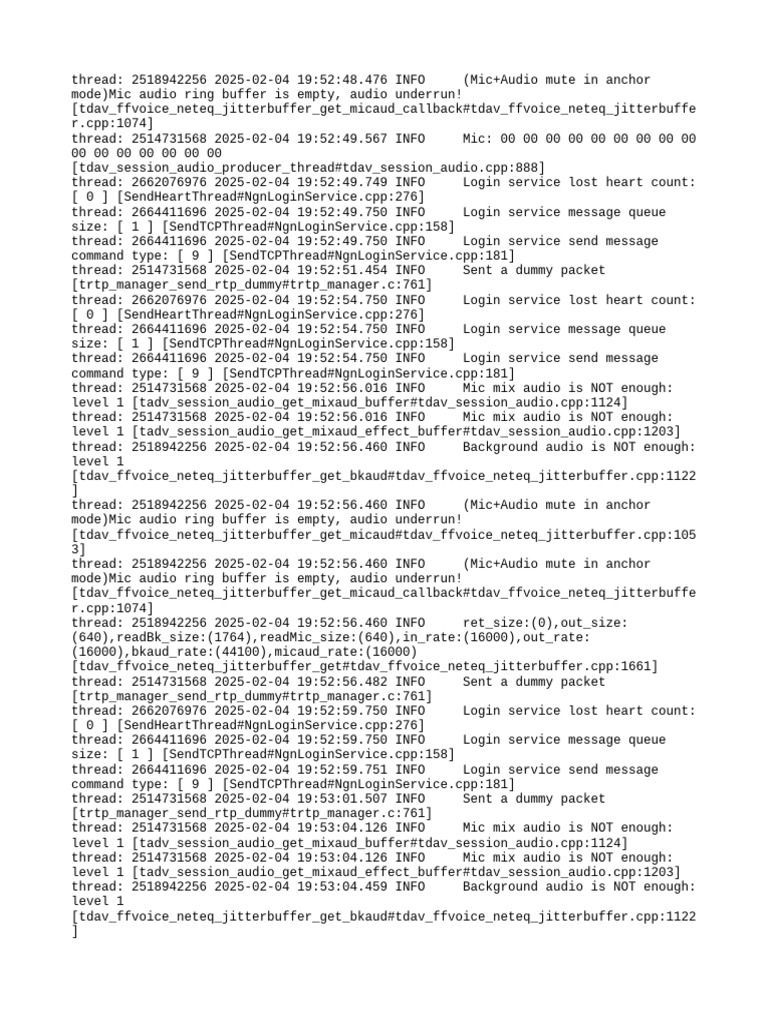 FFRTC Log | PDF | Computer Architecture | Data