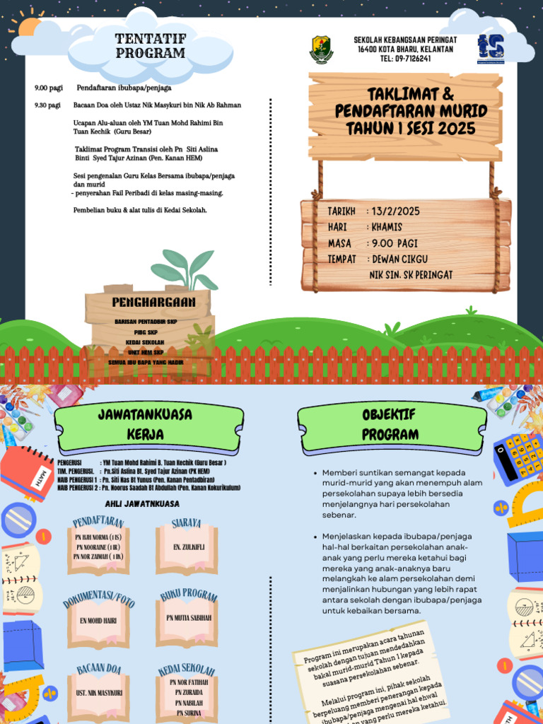 Pendaftaran Tahun 1 | PDF