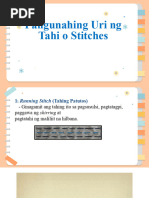 Mga Kagamitan Sa Pananahi | PDF