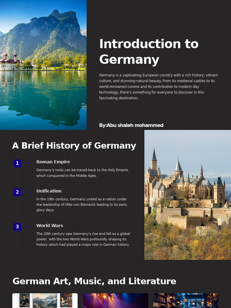 Introduction To Germany | PDF | Germany | World Politics