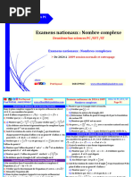 Résumé des Nombres Complexes 2 Bac | PDF | Nombre complexe | Algèbre ...