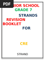 Grade 9 Cre Term 1 2025 Opener Exam | PDF | Religious Belief And ...