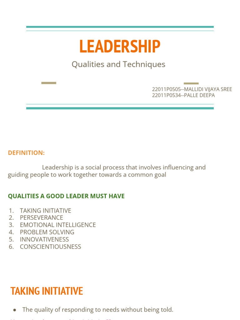Leadership | PDF