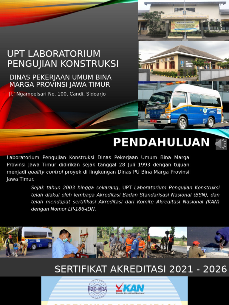 Profil UPT Laboratorium Lengkap | PDF