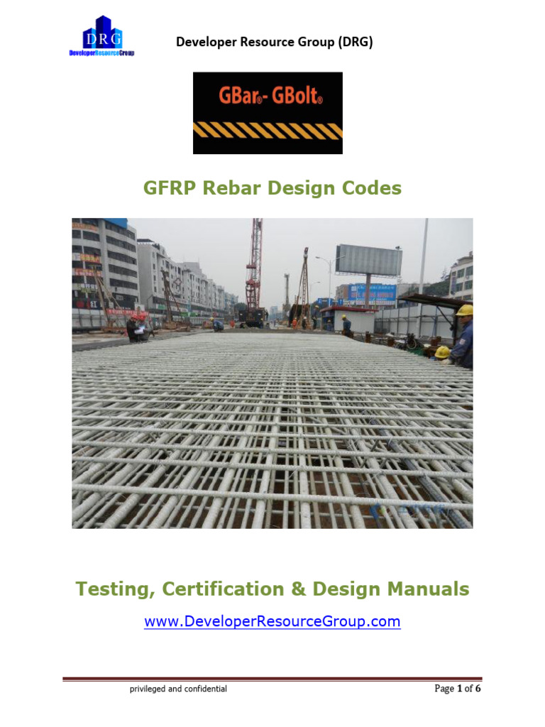 GFRP Rebar Design Codes 190929-S | PDF | Fibre Reinforced Plastic ...