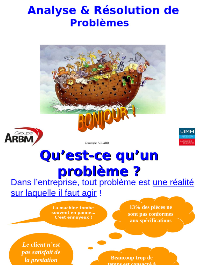 Module MRP Méthodes & Outils de Résolution de Problèmes | PDF