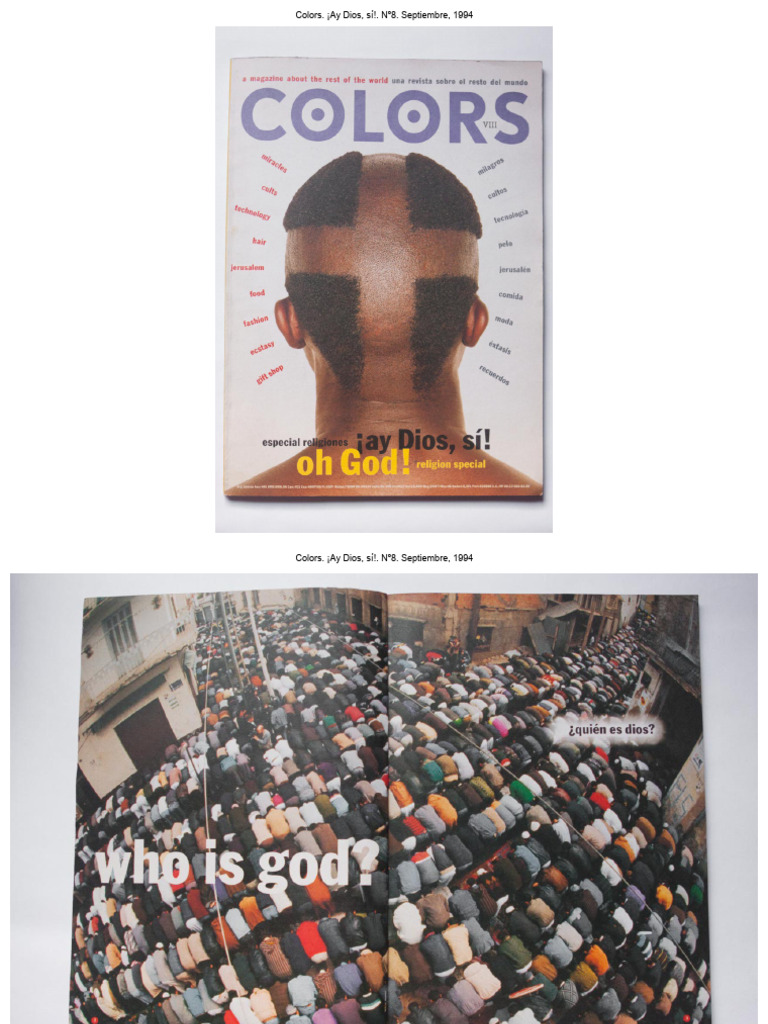 Colors: ¡Ay Dios, sí! Nº8, 1994 | PDF