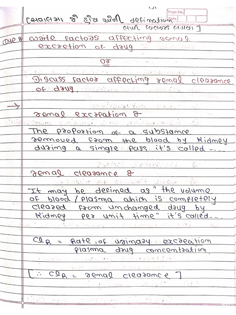 Factors Affecting On Renal Extraction | PDF