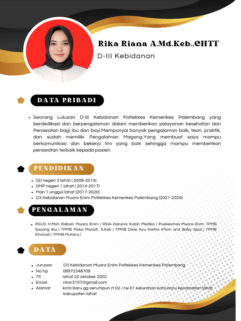 CV - Rika Riana | PDF