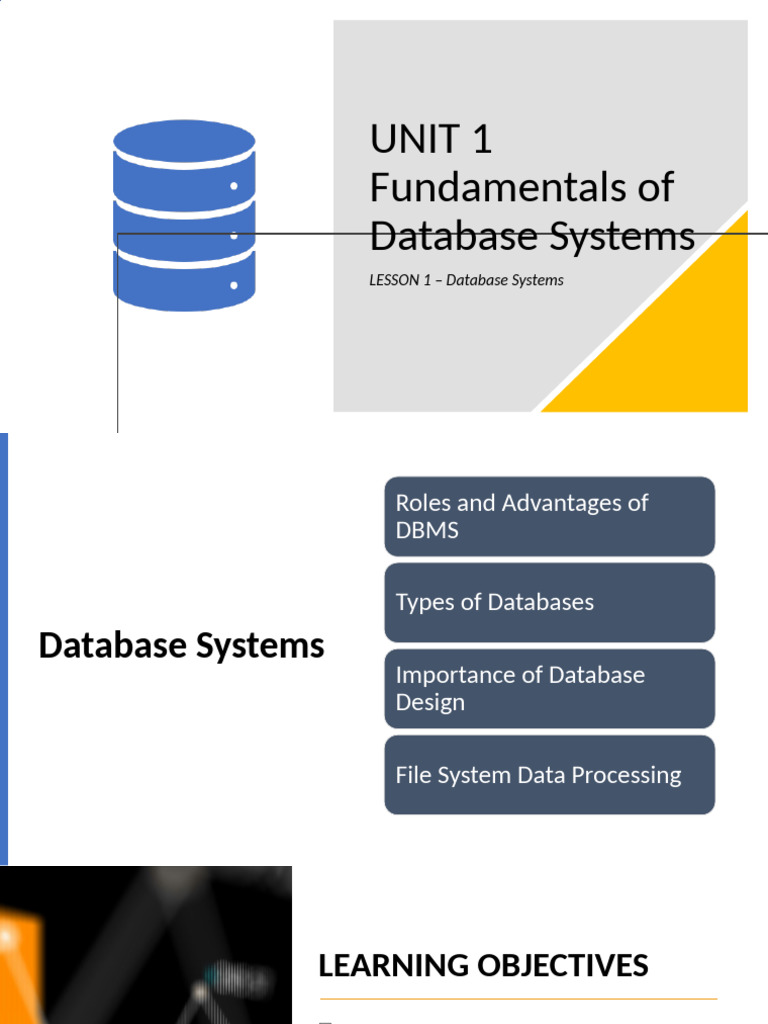 01 Slide Presentation 1 Pdf Databases Database Design