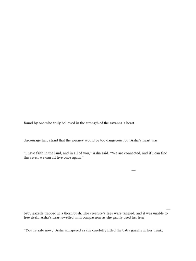 Asha and The River of Dreams | PDF | Elephant | River