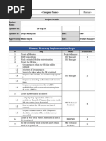 FM.04.02.01 Project Demobilization Checklist Rev2 | PDF | Procurement ...