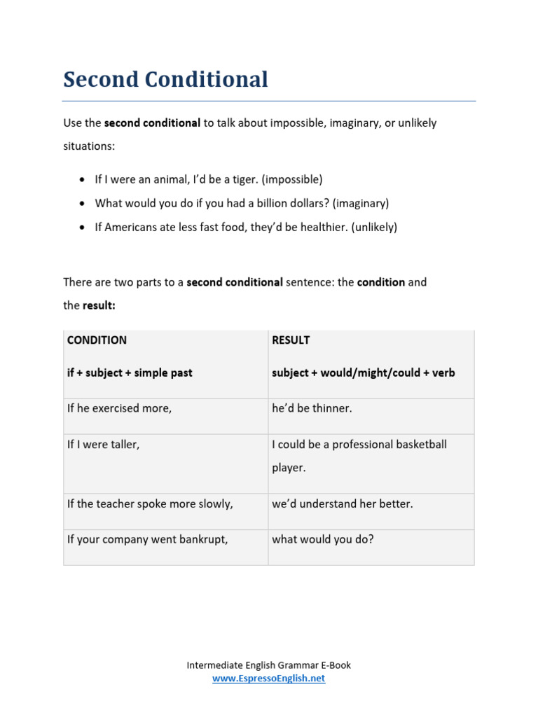 Free Sample - Intermediate English Grammar-2 | PDF