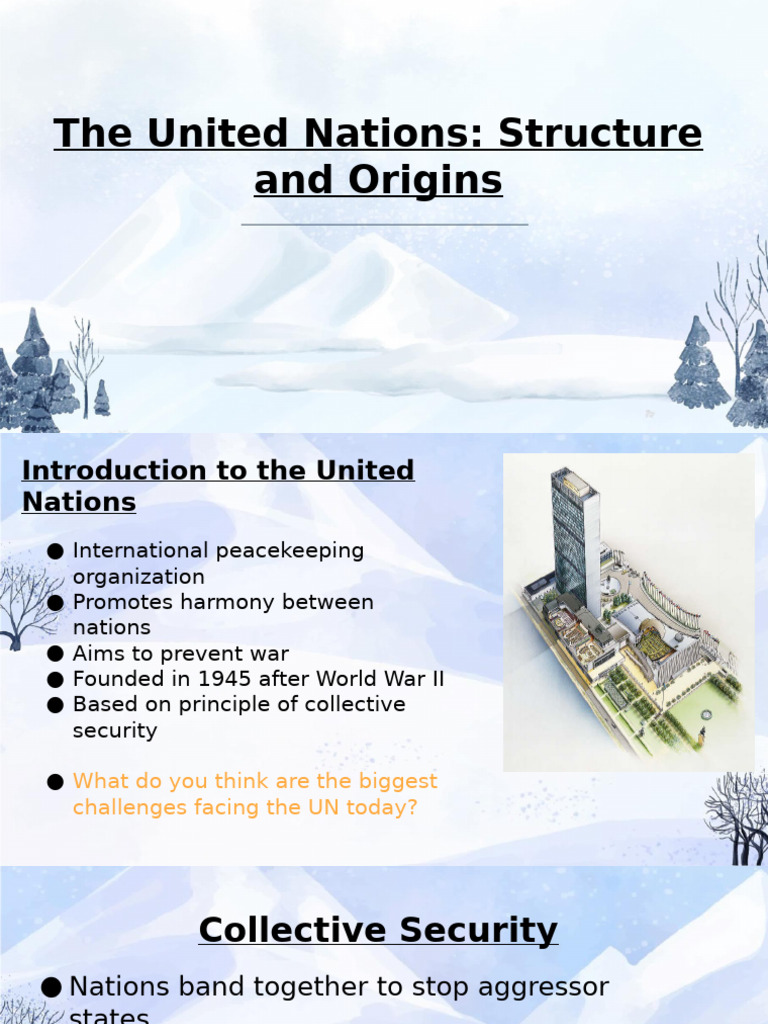 United Nations | PDF | United Nations | International Relations