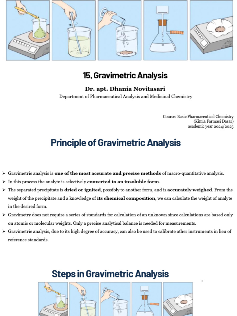Gravimetric Analysis | PDF | Nucleation | Precipitation (Chemistry)