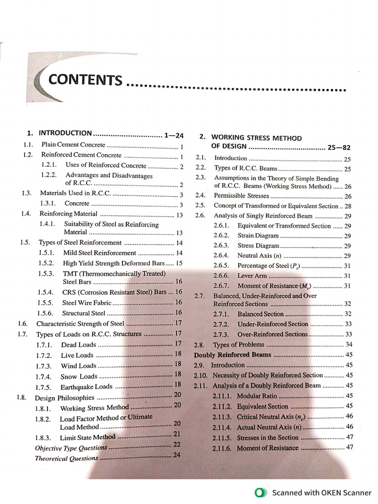 unit-1 RCC (2) | PDF