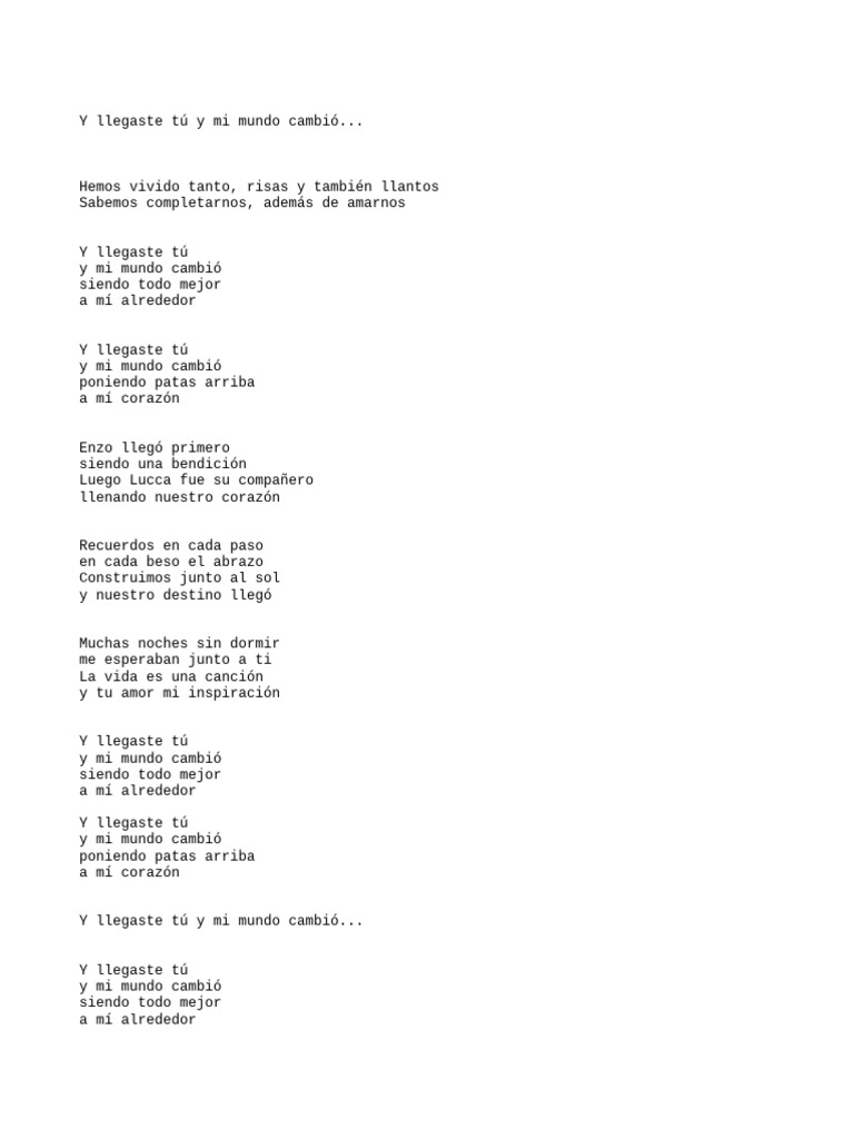 Letra Canción 3 | PDF
