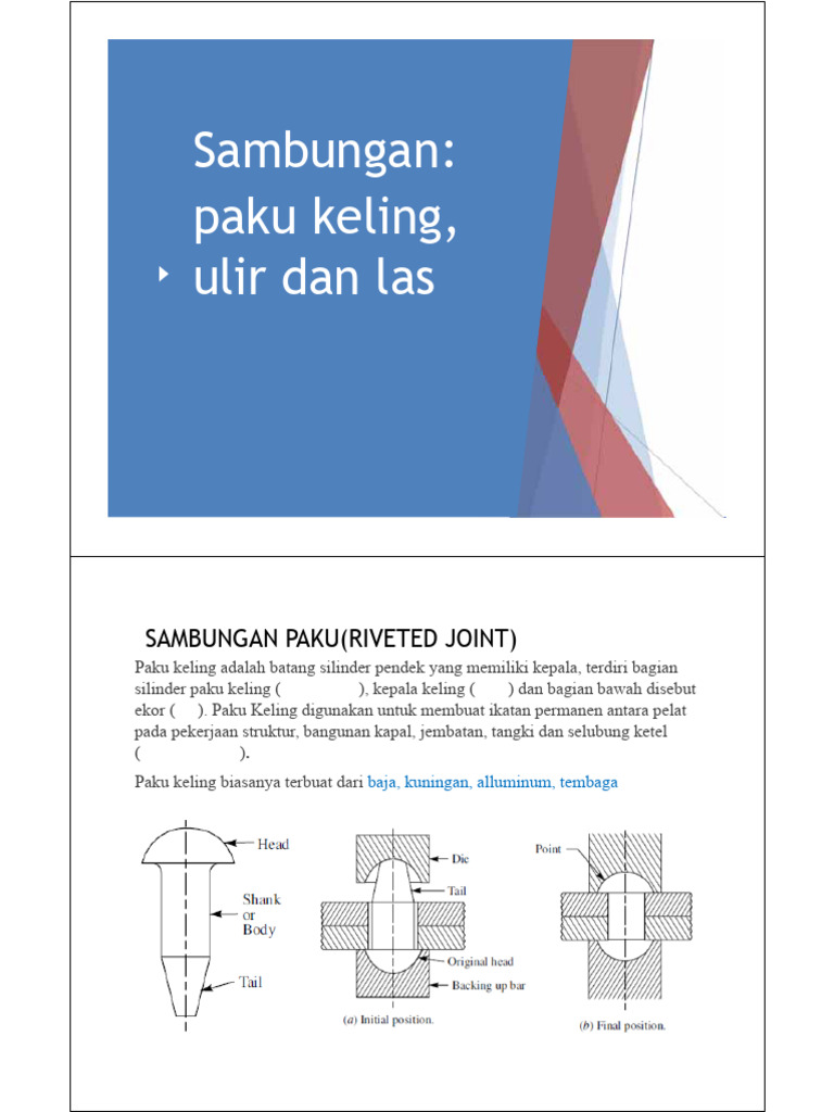 Materi 2 Sambungan | PDF