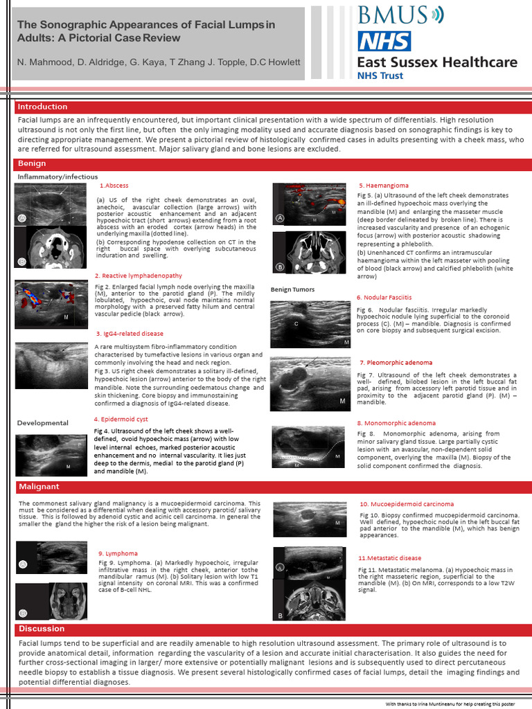 facial lump cheek usg | PDF | Medical Specialties | Diseases And Disorders