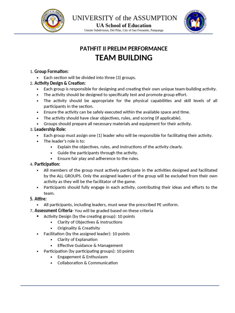 Pe4!24!25 Prelim Guidelines | PDF
