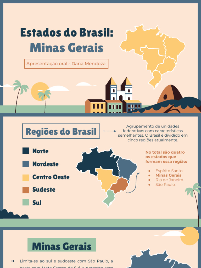 Minas Gerais: Cultura, Economia e Turismo | PDF | Brasil