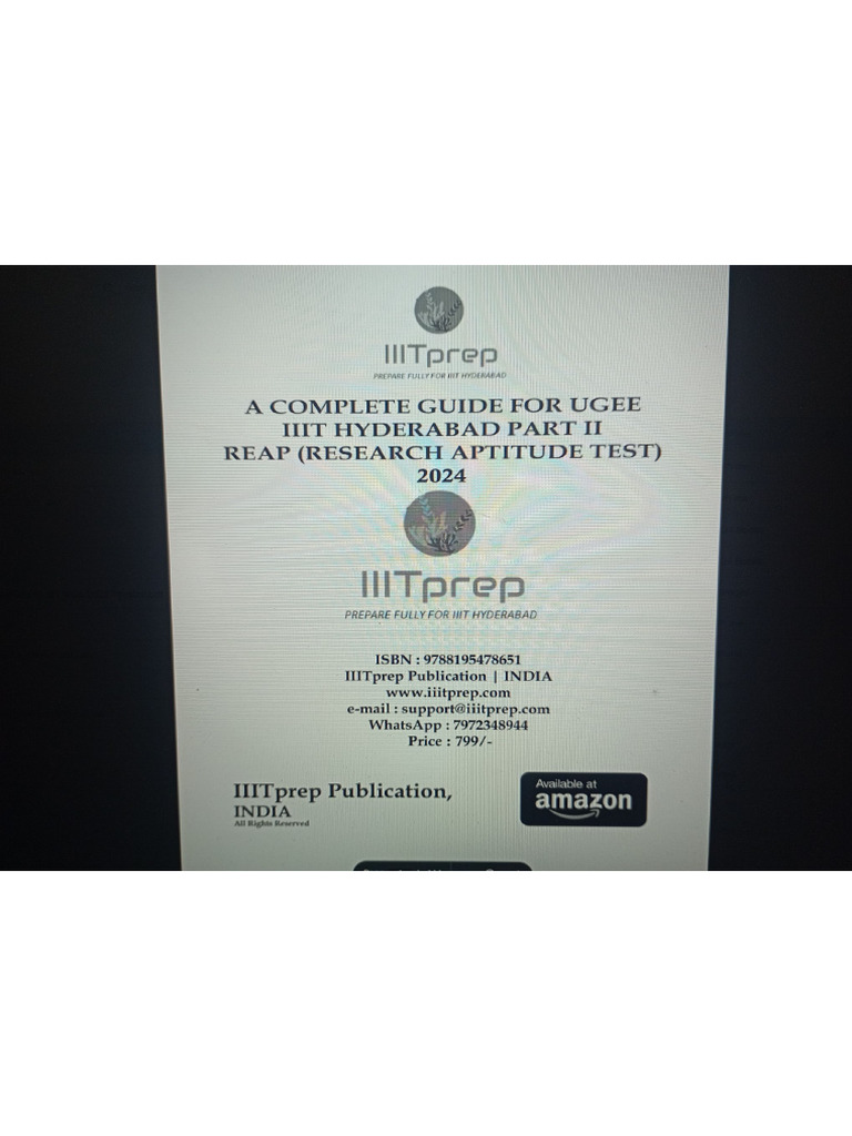 Iiit Reap 2024 | PDF