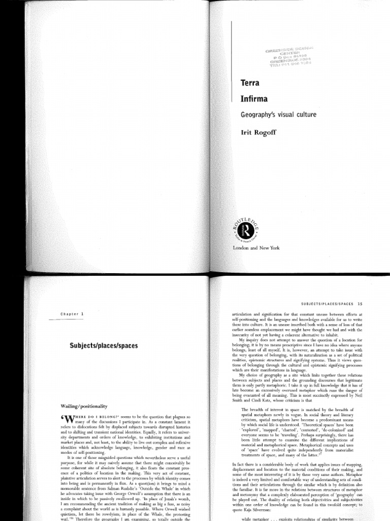 Rogoff - Terra Infirma | PDF