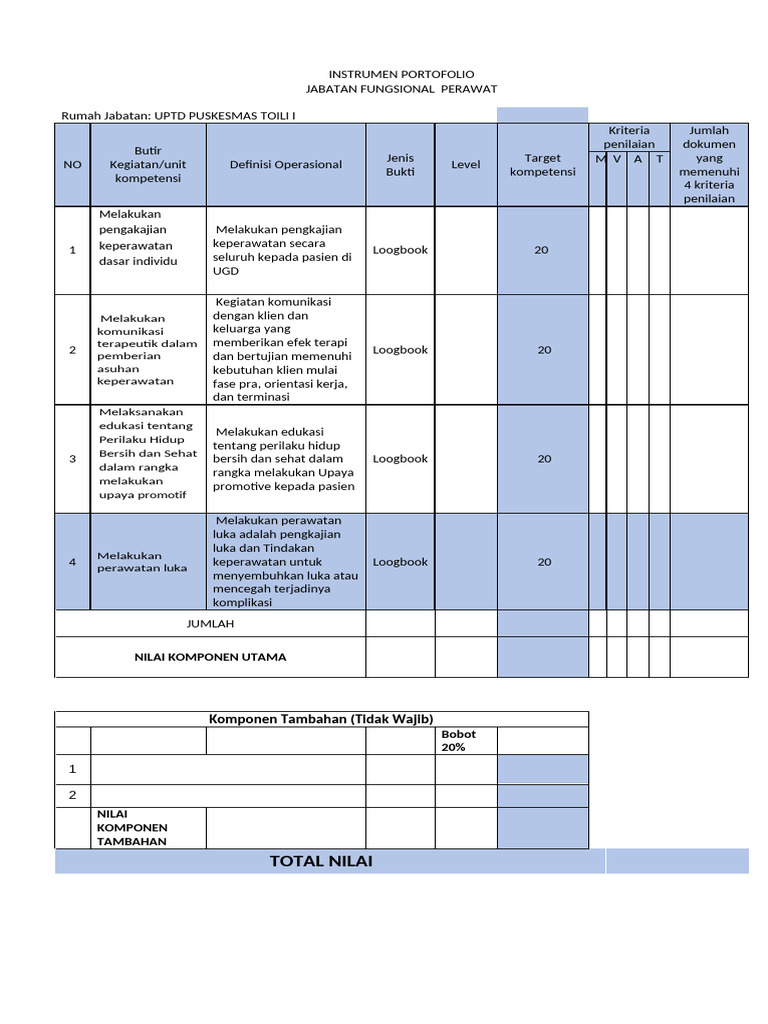 Lembar Portofolio - Juniati | PDF