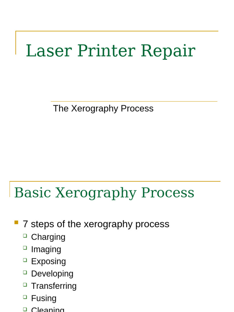 Laser_Printer_Repair_Xerography | PDF
