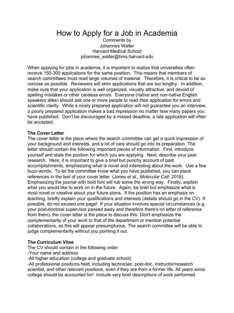 Academic Jobs 2019 Edited | PDF | Job Interview | Experience