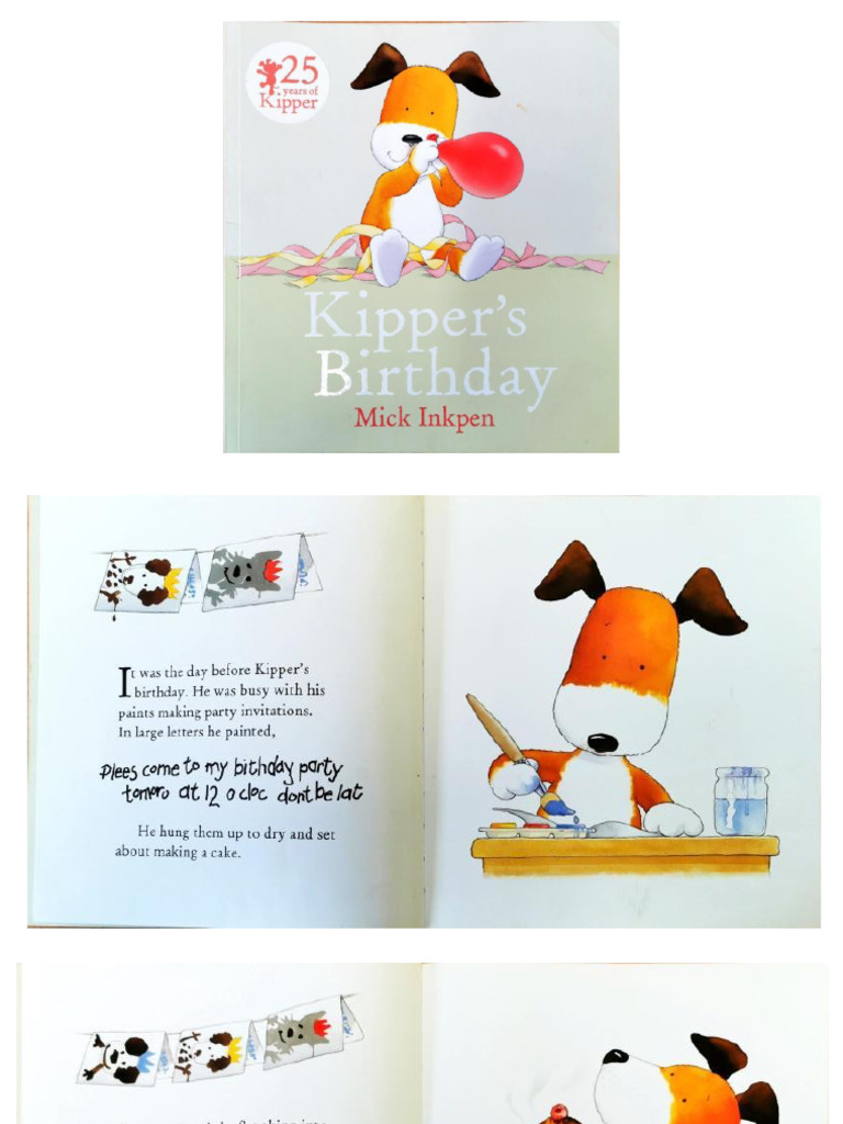 Kipper's Birthday Party Celebration Guide | PDF
