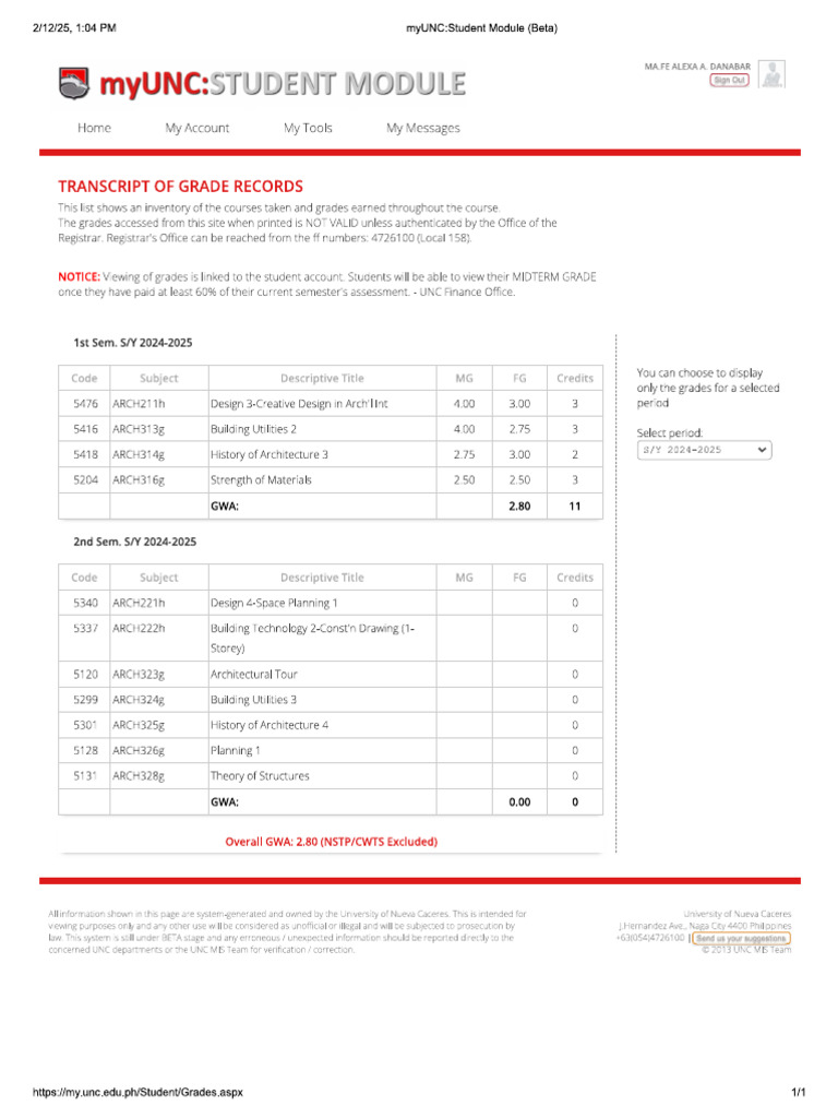 DANABAR - 1st Sem | PDF