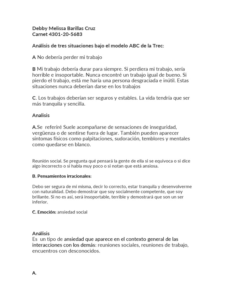 Debby Melissa Barillas Cruz Carnet 4301-20-5683 Análisis de Tres ...